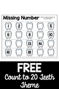 Teeth Preschool Theme - Little Owl Academy