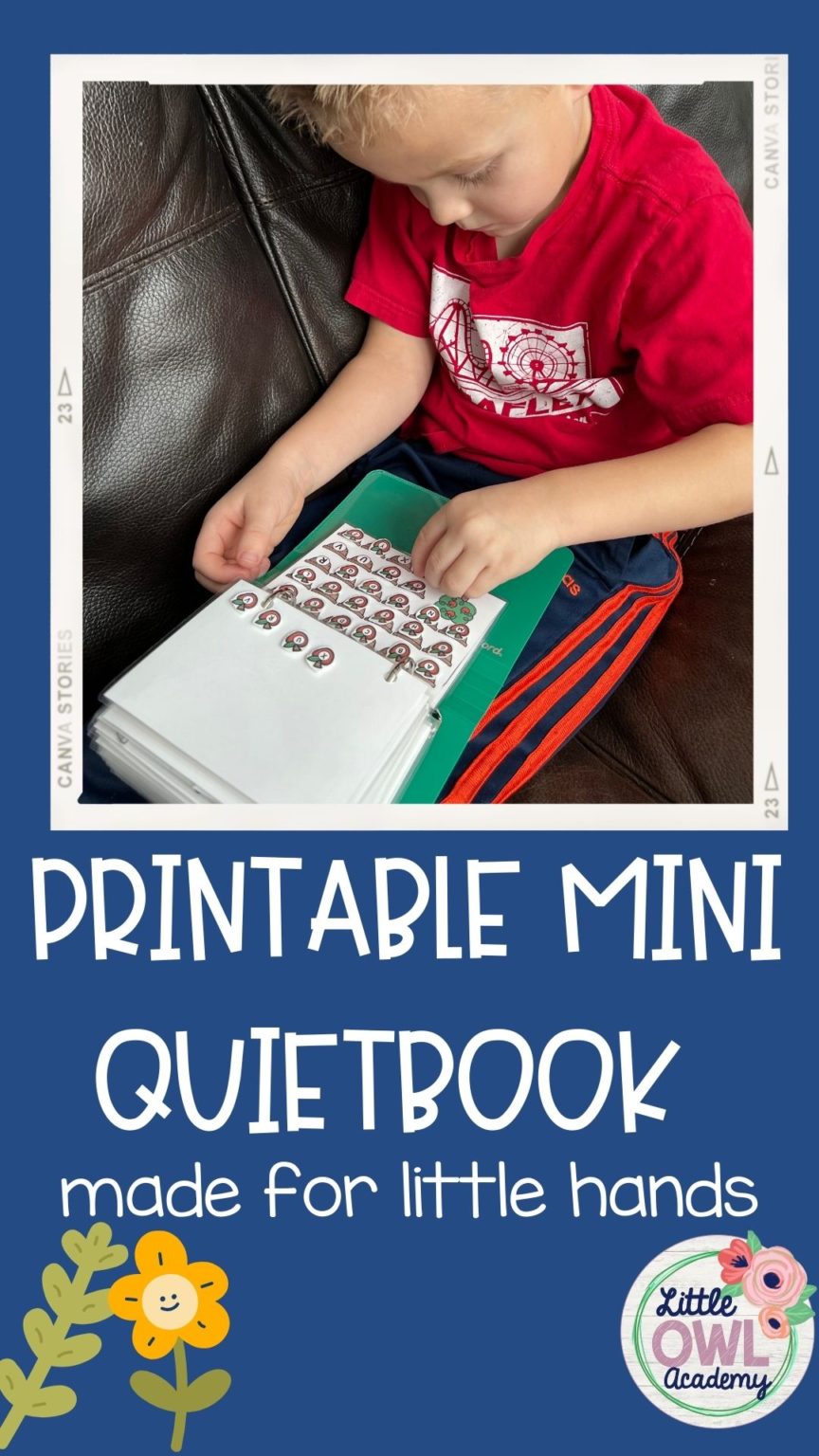 Make Your Own Quiet Book - Little Owl Academy